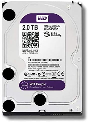 HD 2TB SATA III Western Digital Purple Surveillance WD20PURZ | Amazon ...