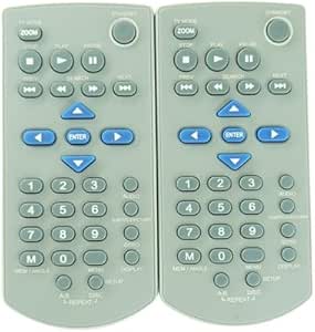 Amazon.com: 2PCS Remote Control for Kawasaki PVS1080 & TEAC RC-980 ...