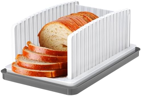 Amazon.com: Bread Slicer for Homemade Bread, Bread Slicer Guide with ...