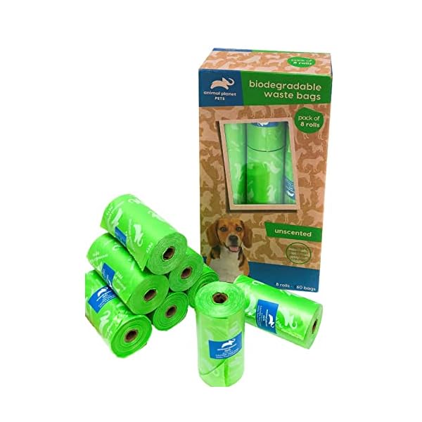 Animal Planet Dog Poop Bag -Eco-Friendly Rated (360 Bags) Biodegradable ...