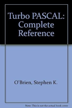 Turbo PASCAL: Complete Reference: Buy Online at Best Price in Egypt ...