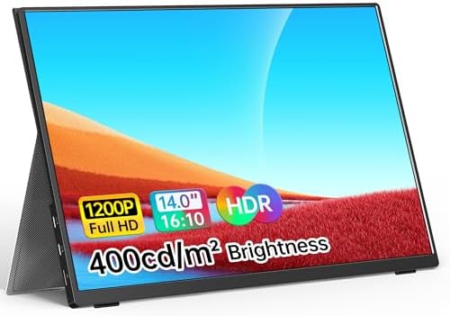 Amazon.com: Viewmax Portable Monitor: Stunning FHD Display, USB-C, HDMI ...