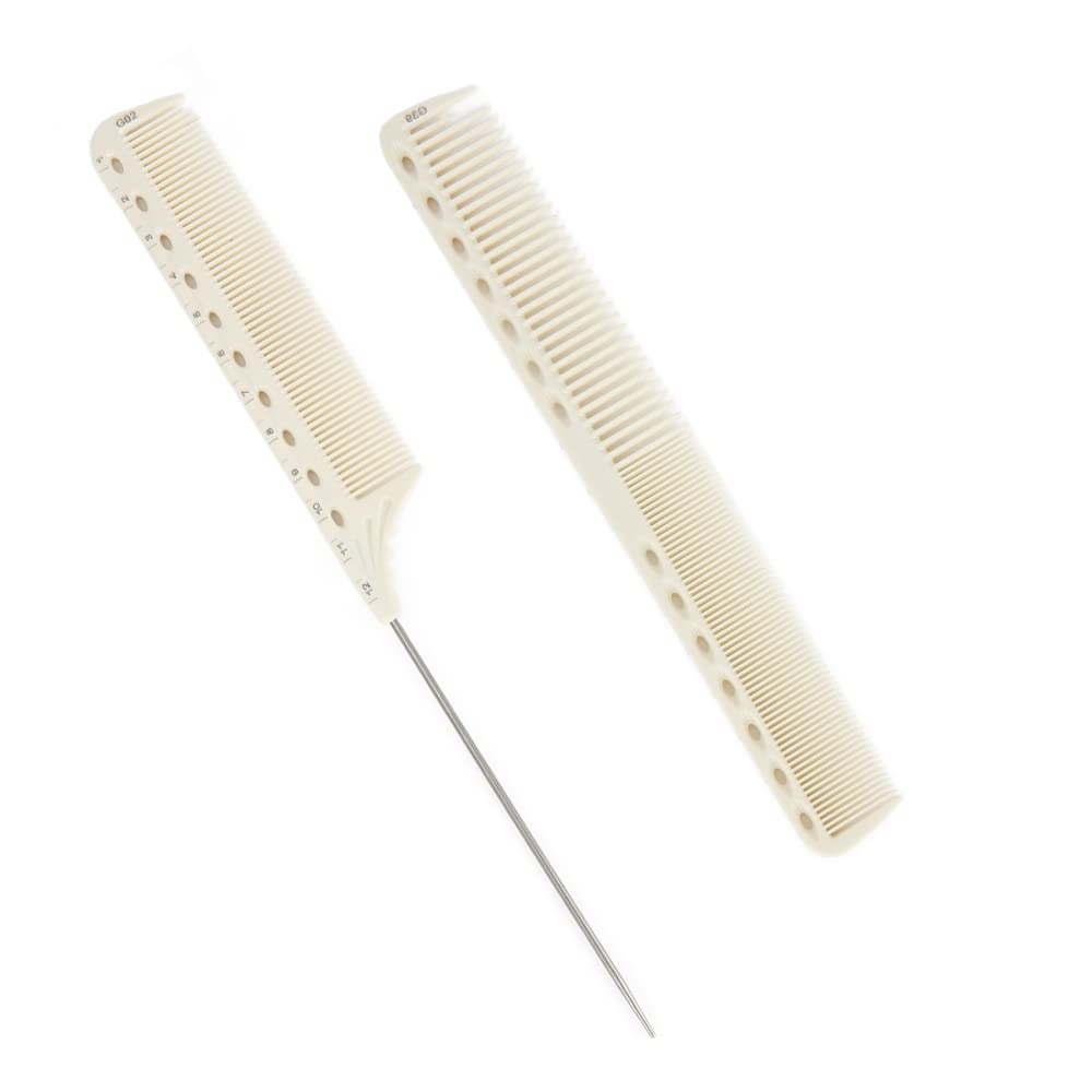 Amazon.com : 2 Pieces, Carbon Fiber Hair Combs Set, General Styling ...