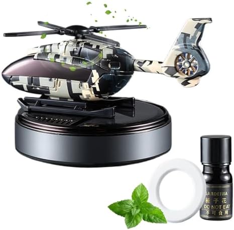 Amazon.com: Solar Power Air Freshener for Car, Helicopter Aromatherapy ...