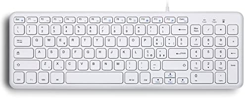 Perixx PERIBOARD-213W - Tastiera cablata USB - Tasti a forbice ...