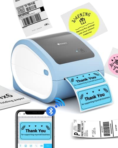 Amazon.com : Phomemo Bluetooth Thermal Shipping Label Printer for ...
