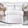 Tamor® Embroided Baratta Stitch Duvet Cover Set with Matching ...