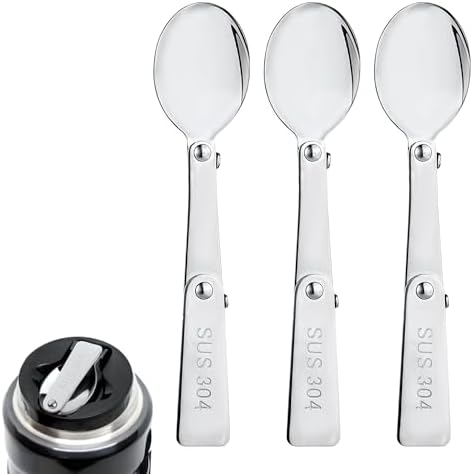 Amazon.com: 2pcs Folding Spoons for THERMOS FUNTAINER Food Jar 16 Oz ...