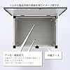 Amazon.co.jp: 【完成品をお届け】グリーンライフ 宅配ボックス 大容量 屋外 戸建て用 ベンチ型 さびにくいアルミ製 置き配 不在受取 防犯対策 鍵付き Receibo(レシーボ ...