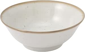 Amazon.co.jp: [ケユカ] KEYUCA 【美濃焼】染縁麺鉢 19.5cm ホワイト : ホーム＆キッチン