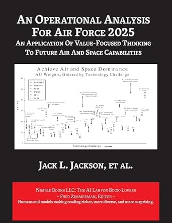Buy An Operational Analysis for Air Force 2025: An Application of Value ...