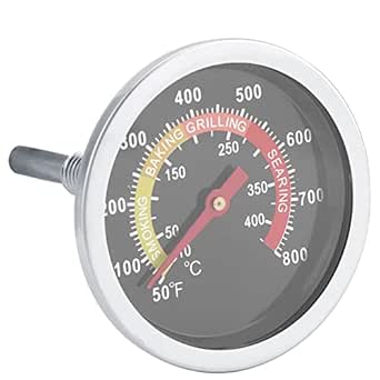 Amazon.com: BBQ Grill Temperature Gauge, 50~800℉ Stainless Steel BBQ ...