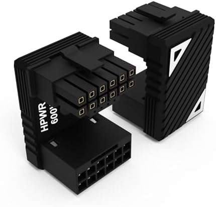 Formulamod 12VHPWR 12+4 Pin Angle Plug PCI-e 5.0 16 Pin GPU 180 Degree ...