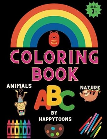 ABC Coloring Book with Fun Facts and Tracing letters : High Quality Big ...