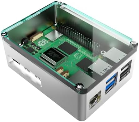 Amazon.com: anidees Aluminum Extra High Pi case for Raspberry Pi 5 ...