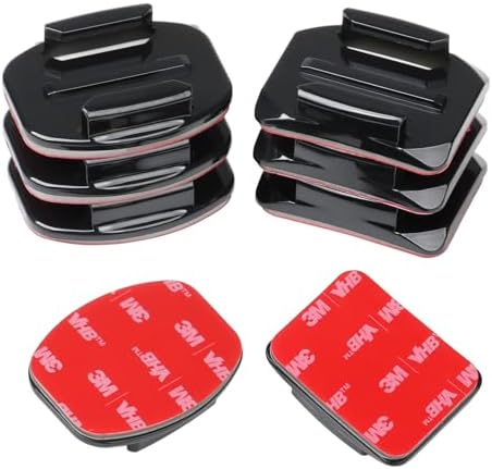 Sametop Helmet Adhesive Mounts Sticky Pads Flat Curved 3M Mount ...