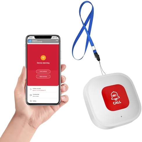 AI Personal Panic Alarms for Elderly, Emergency Wireless Wifi Alarm ...