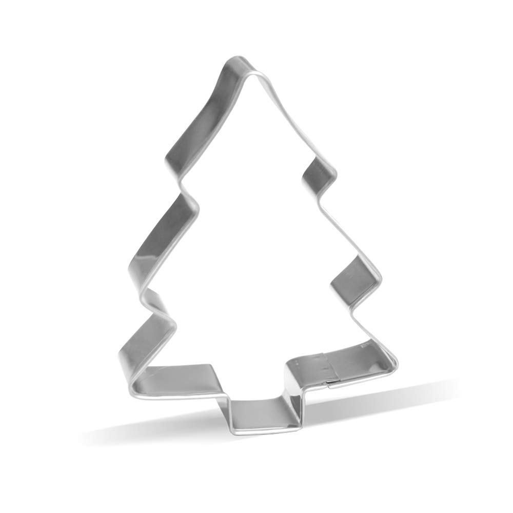 9 cm Small Christmas Tree Cookie Cutter – Stainless Steel : Amazon.co ...