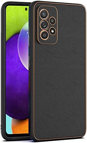 Pikkme Samsung Galaxy A53 5G Back Cover | Gold Electroplating Leather ...