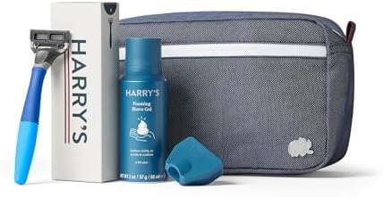 Amazon.com : Harry's Travel Shaving Kit for Men - Toiletry Bag, Razor ...