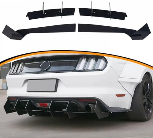 Amazon.com: skkyoro Rear Bumper Spoiler Diffuser Splitter Diffusor Lip ...
