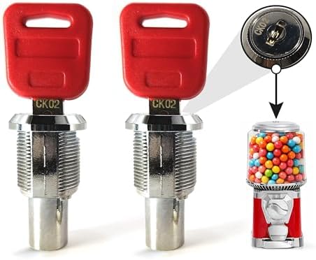 Amazon.com: Gumball Machine Lock and Key for Capsule Machines GV25 ...