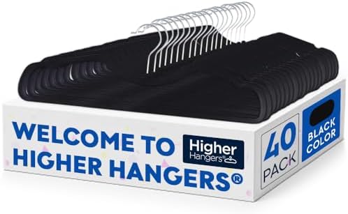 Amazon.com: Bihoonge 20 Pack Upgraded Short Neck Vertical Space Saver ...