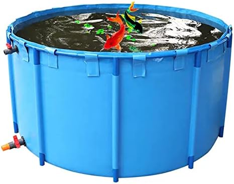 Amazon.com: Aquarium Pool Pond with Drain Valve, Portable Water Storage ...