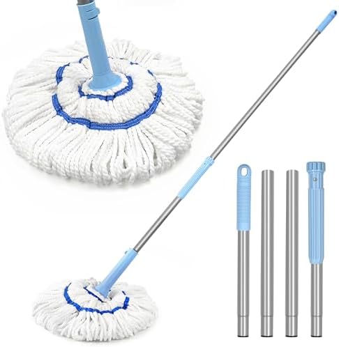 Amazon.com: NEWE Self Wringing Twist Mop for Floor Cleaning, Upgraded ...