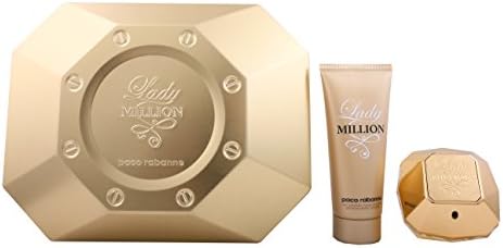 Amazon.com : Lady Million By Paco Rabanne Gift Set - 2.7 Oz Eau De ...