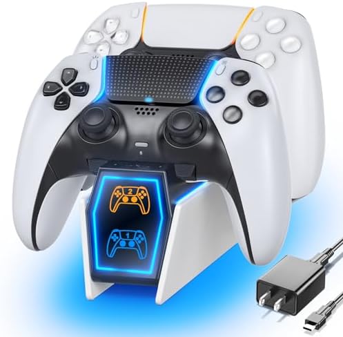 Amazon.com: PS5 Controller Charger Compatible with DualSense & Edge ...
