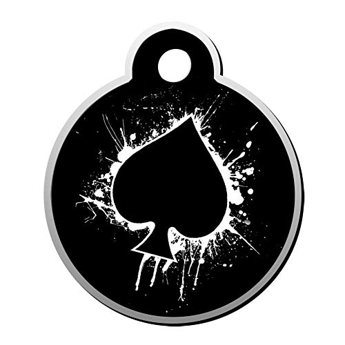 Compare Price: ace of spades dog tag - on StatementsLtd.com