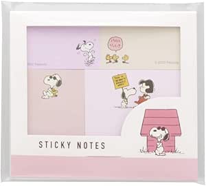 Amazon.com : Sun-Star Stationery Snoopy Sticky Notes Palette, Peanuts ...