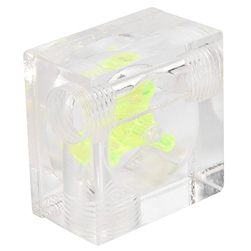 Richer-R G1/4 Water Cooler Flow Meter Indicator,3 Impeller Water Cooler ...