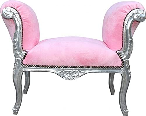 Casa Padrino Barock Schemel Hocker Schwarz/Gold - Sitzbank : Amazon.de ...