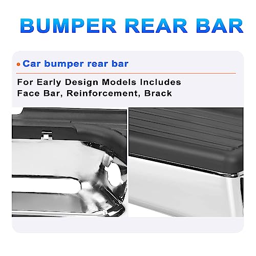 Snapklik.com : Rear Bumper Assembly Fit For 1995-2004 Toyota Tacoma ...