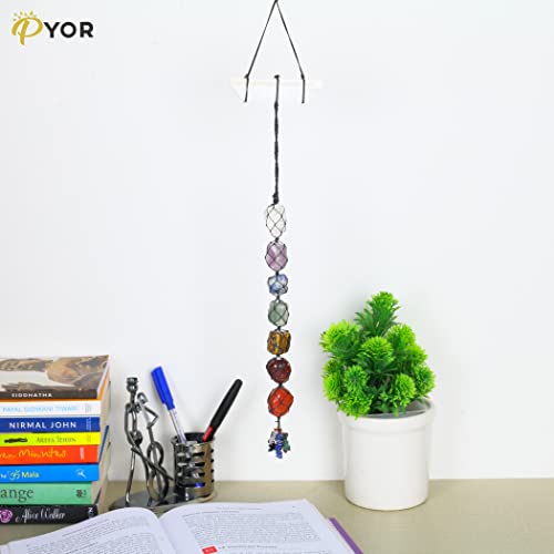 PYOR Crystal Tree, 7 Chakra Stones, Gemstone Wall Hanger, Tree Of Life ...
