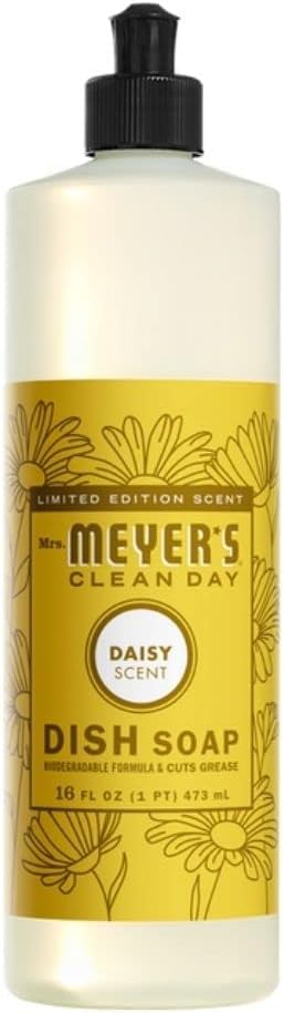 Amazon.com: MRS. MEYER'S CLEAN DAY Liquid Dish Soap Daisy, 16 Fl Oz ...