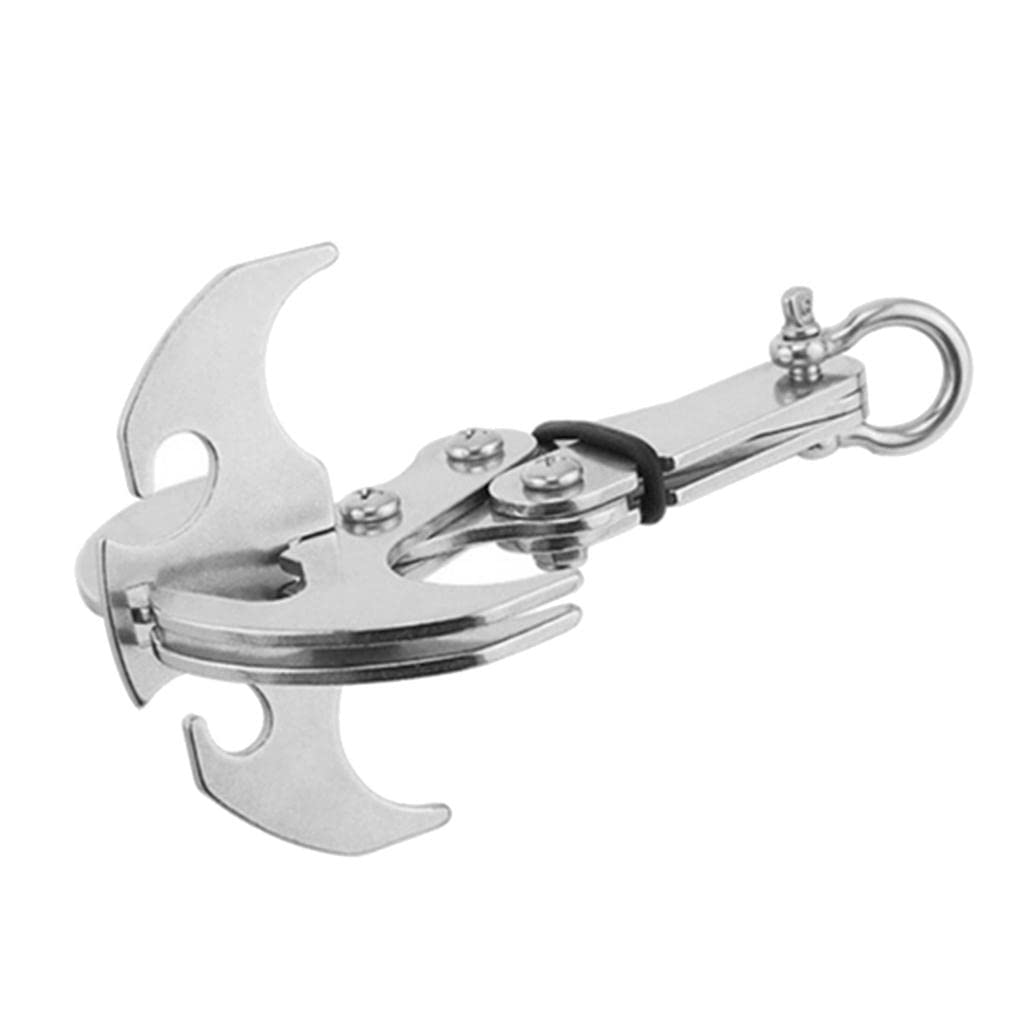 Stainless Steel Gravity Hook Folding Grappling Hook for Hiking ...