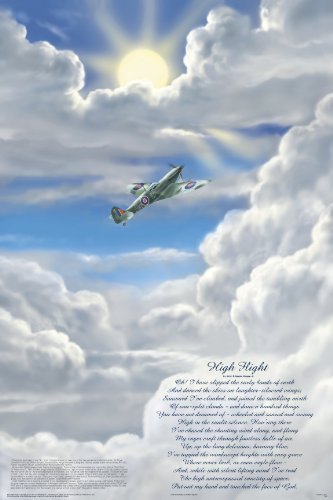 Amazon.com: Laminated High Flight Poem Poster : Home & Kitchen