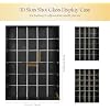 Amazon.com - Shot Glass Display Case, Black Wooden Shot Glass Shelf ...