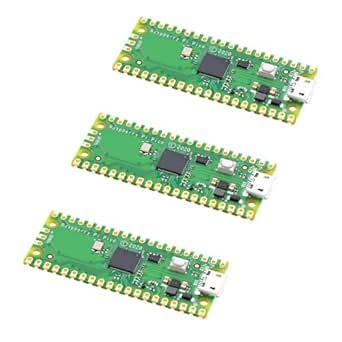 3PCS Raspberry Flexible Micro typeC PICO W Controller Mini Development Board RP2040 (Micro ...