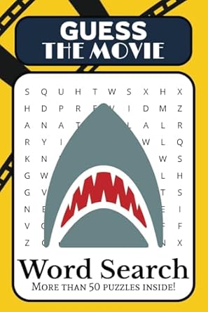 Guess the Movie Word Search Puzzle Book: Word Searches With Easy to ...