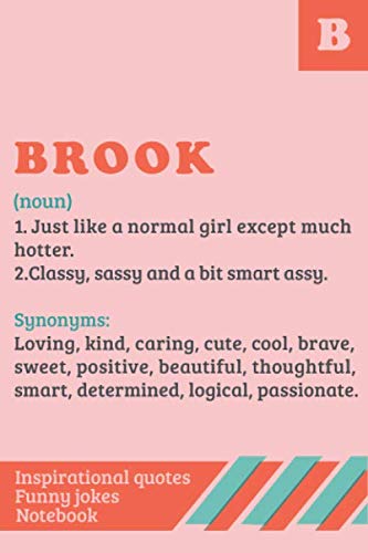 Brook Definition,inspirationals quotes funny jokes notebook: a ...