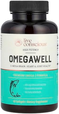 Amazon.com: Live Conscious OmegaWell Fish Oil & MagWell Magnesium Zinc ...