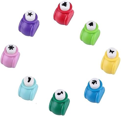 Mclear Paper Punches Set, Mini Paper Punch Image Hole Cutters for ...