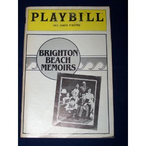 Playbill: Brighton Beach Memoirs, Neil Simon Theatre, June 1983 (83 ...