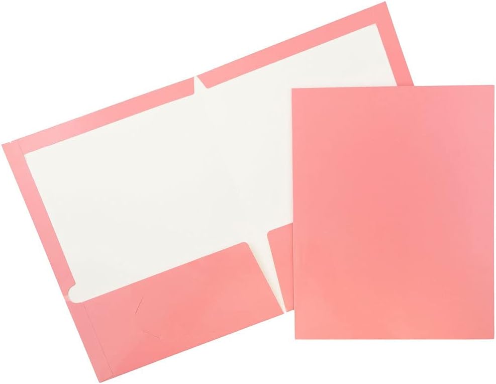 Amazon.com : SUIN Plastic Project-Folders with 2 Pockets & 3 Prong ...