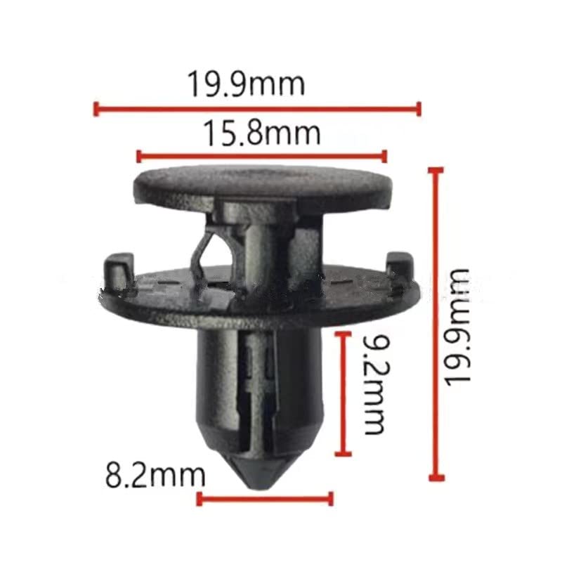 NINGFIST Fender Liner Splash Shield Push Side Trim Panel Clip Retenedor ...