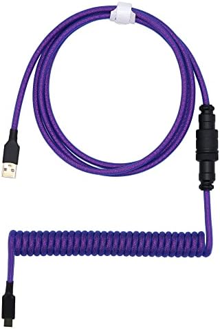 Amazon.com: Kraken Cosmic Coiled Keyboard Cable - Artisan Cosmic Nebula ...